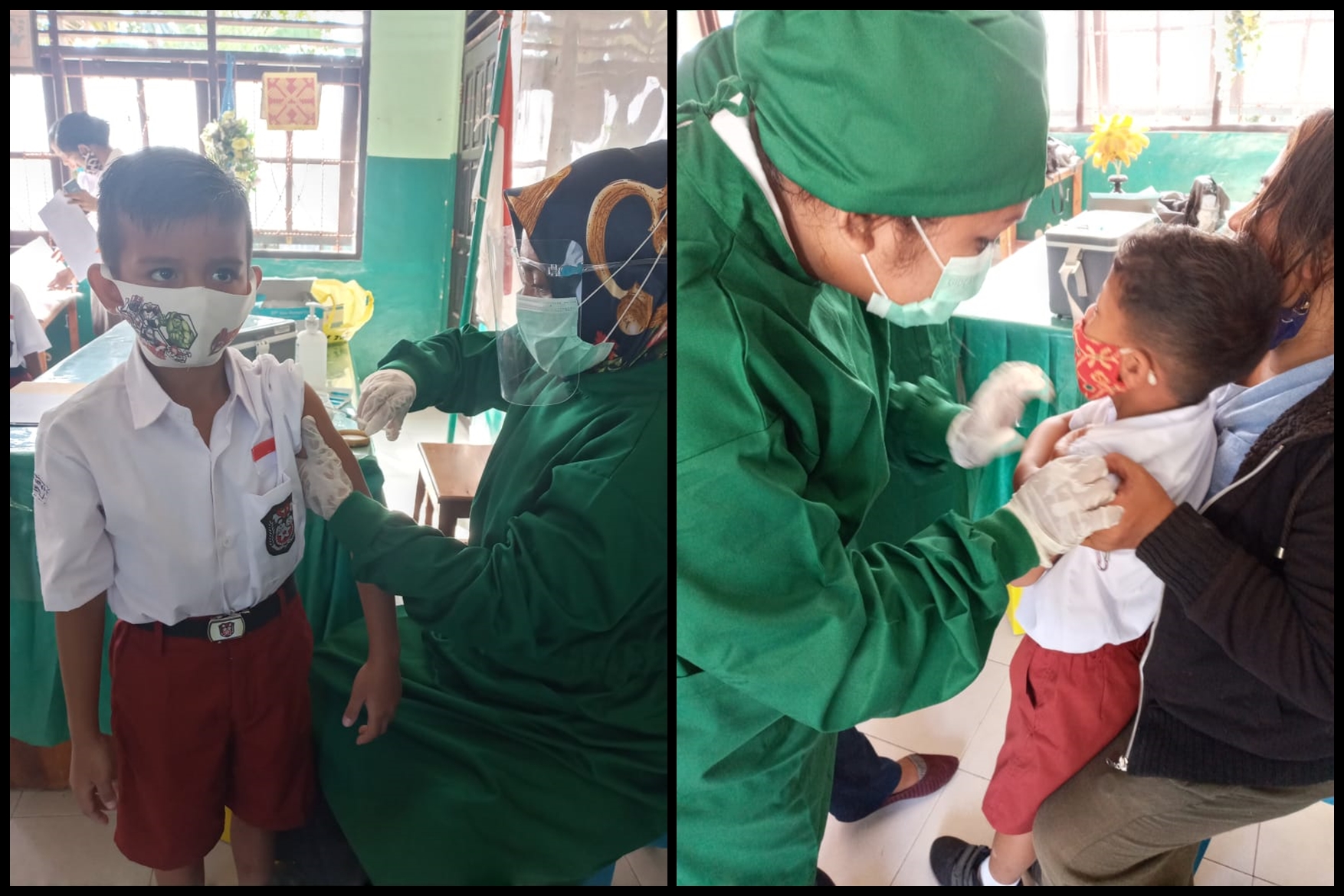 UPTD Puskesmas Oebobo lakukan Kegiatan Bulan Imunisasi Anak Sekolah di ...